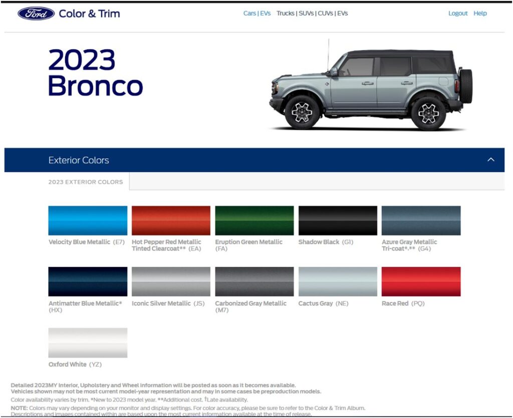 Ford Bronco Colors: Guide to Pick Your Style (2024) - Ford Fast