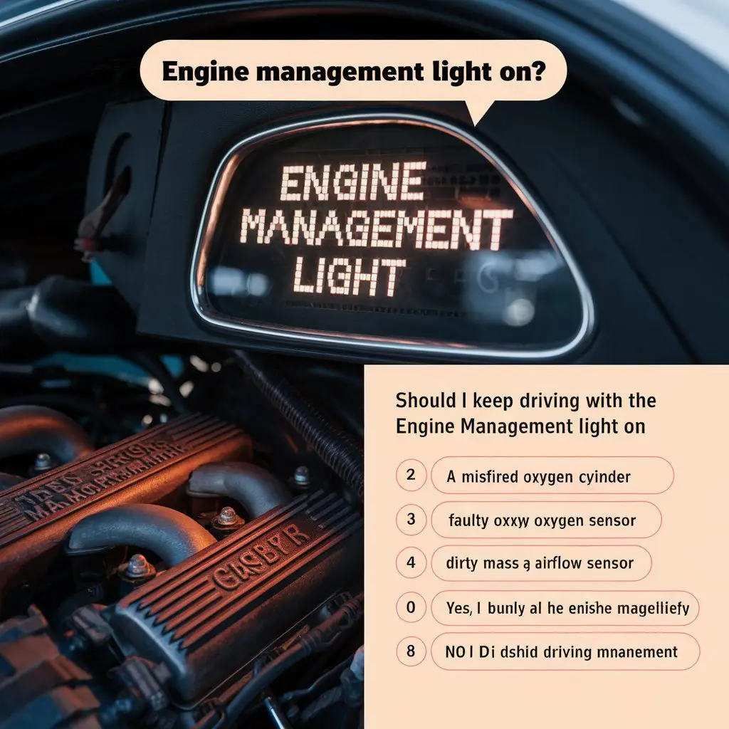 Engine Management Light On? Here's What You Need to Know